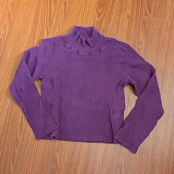 Big Bud Press | Tops | Big Bud Press Essential Turtleneck Custom Nebula Purple | Poshmark